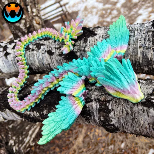 3D Printed gifts - Winged Dragon - Edgar Tech Services